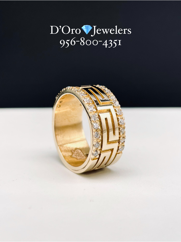 Greek Diamond Ring – D'Oro Jewelers